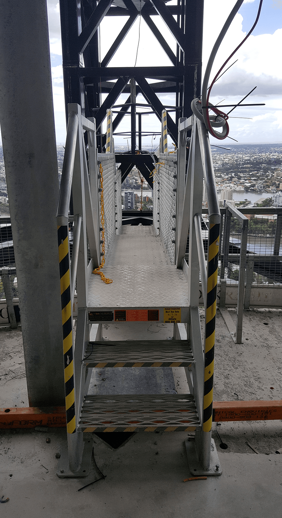 Tower Crane Bridges - Custom Access Platforms | AliSafe